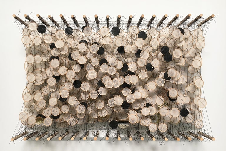 Jacob Hashimoto - Wall Sculpture, Wood, Acrylic, Bamboo, Paper, and ...