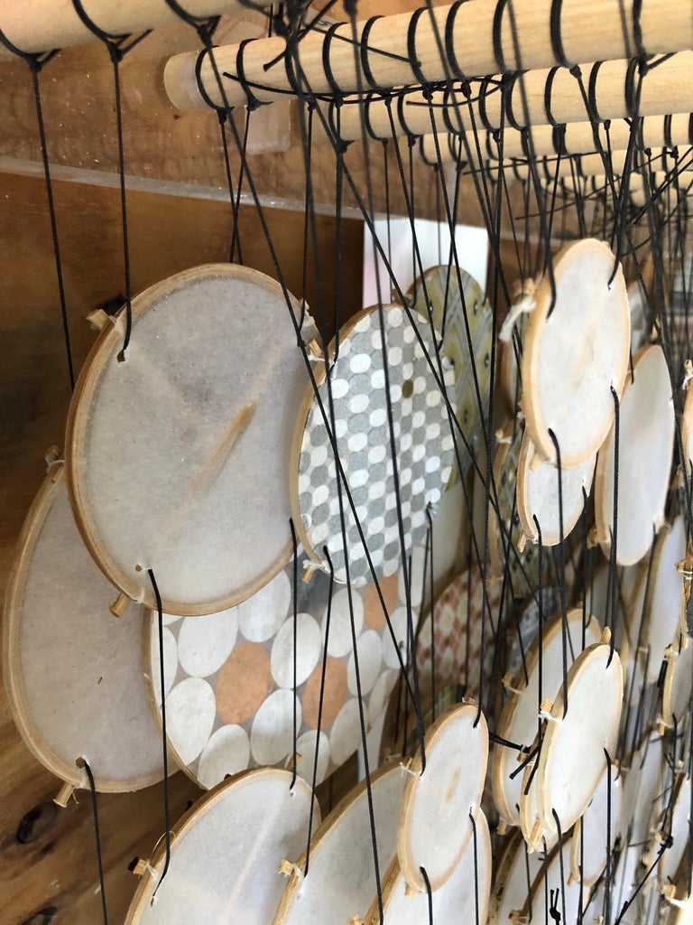 Jacob Hashimoto - Wall Sculpture, Wood, Acrylic, Bamboo, Paper, and ...