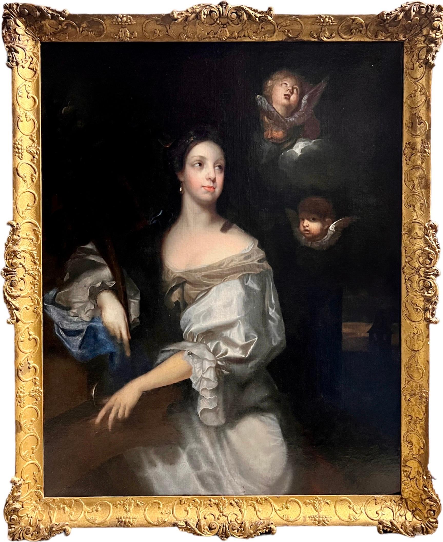 17th century Old Master Portrait of Queen Catherine of Braganza For ...
