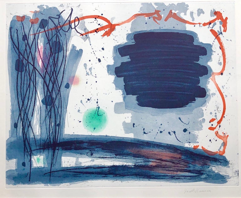 Jacob Kainen - 1970's American Abstract Expressionist Color Stain ...