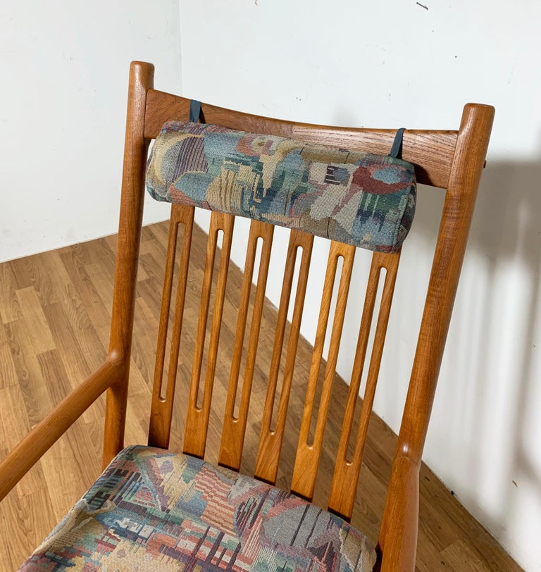 Jacob Kjaer Danish Teak Rocker Circa 1960s For Sale at 1stDibs