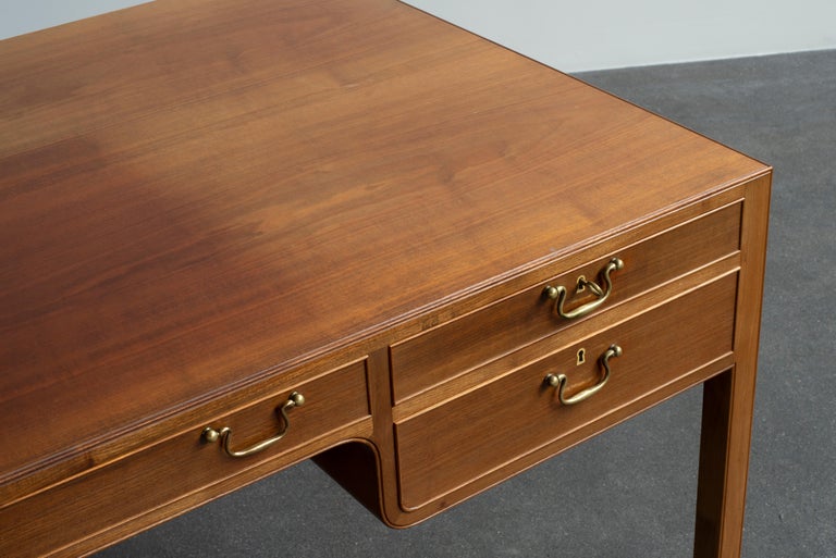 Jacob Kjaer Mahogany Desk For Sale at 1stDibs