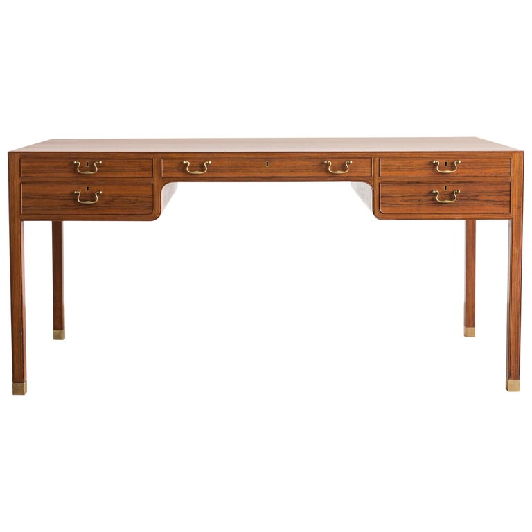 Jacob Kjær Rosewood Desk at 1stDibs