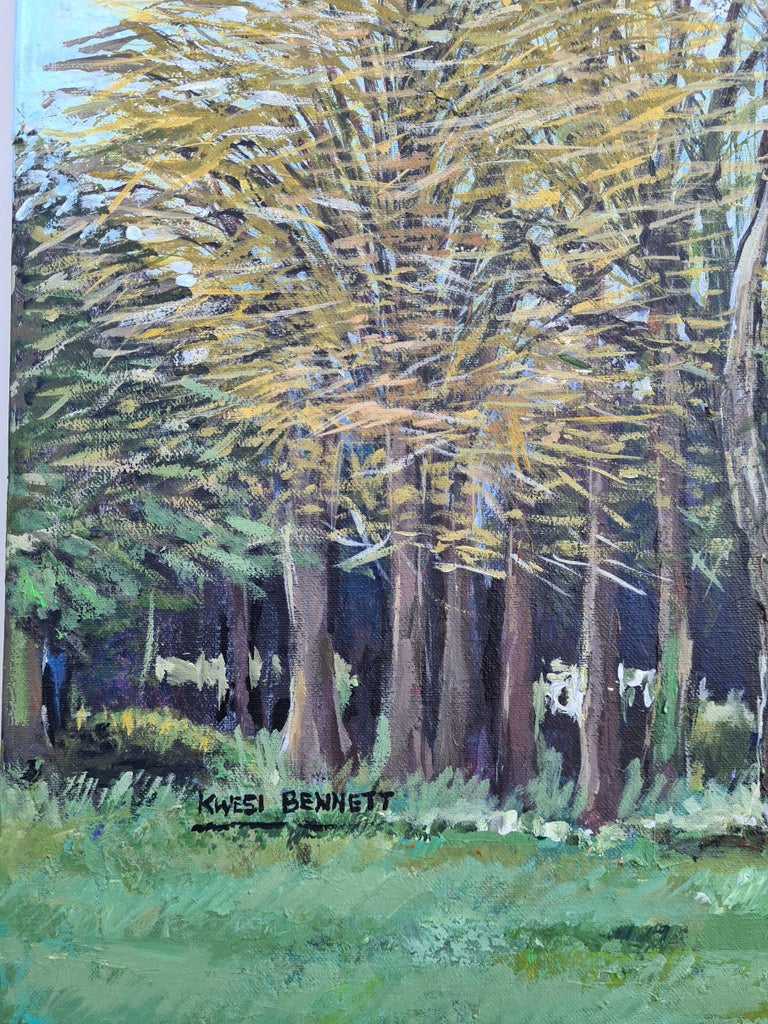 Jacob Kwesi Bennett - Faded glory, Painting, Acrylic on Canvas For Sale ...