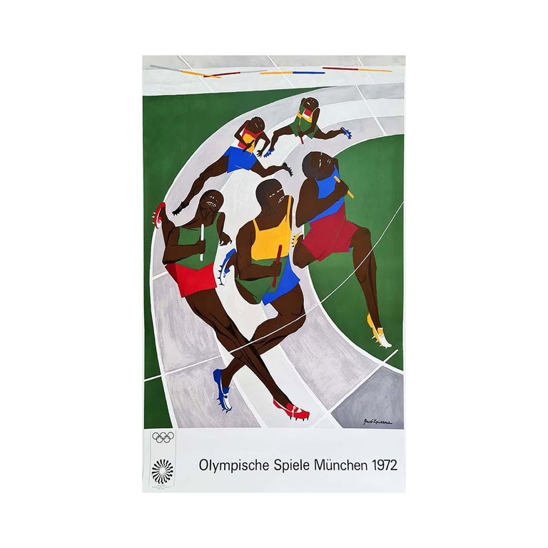 Jacob Lawrence - Original poster made in 1972 by Jacob Lawrence for the ...