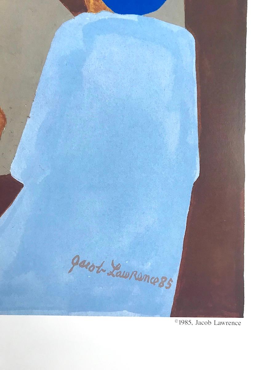 Jacob Lawrence - THE BUILDERS 1985 National Urban League Commemorative ...