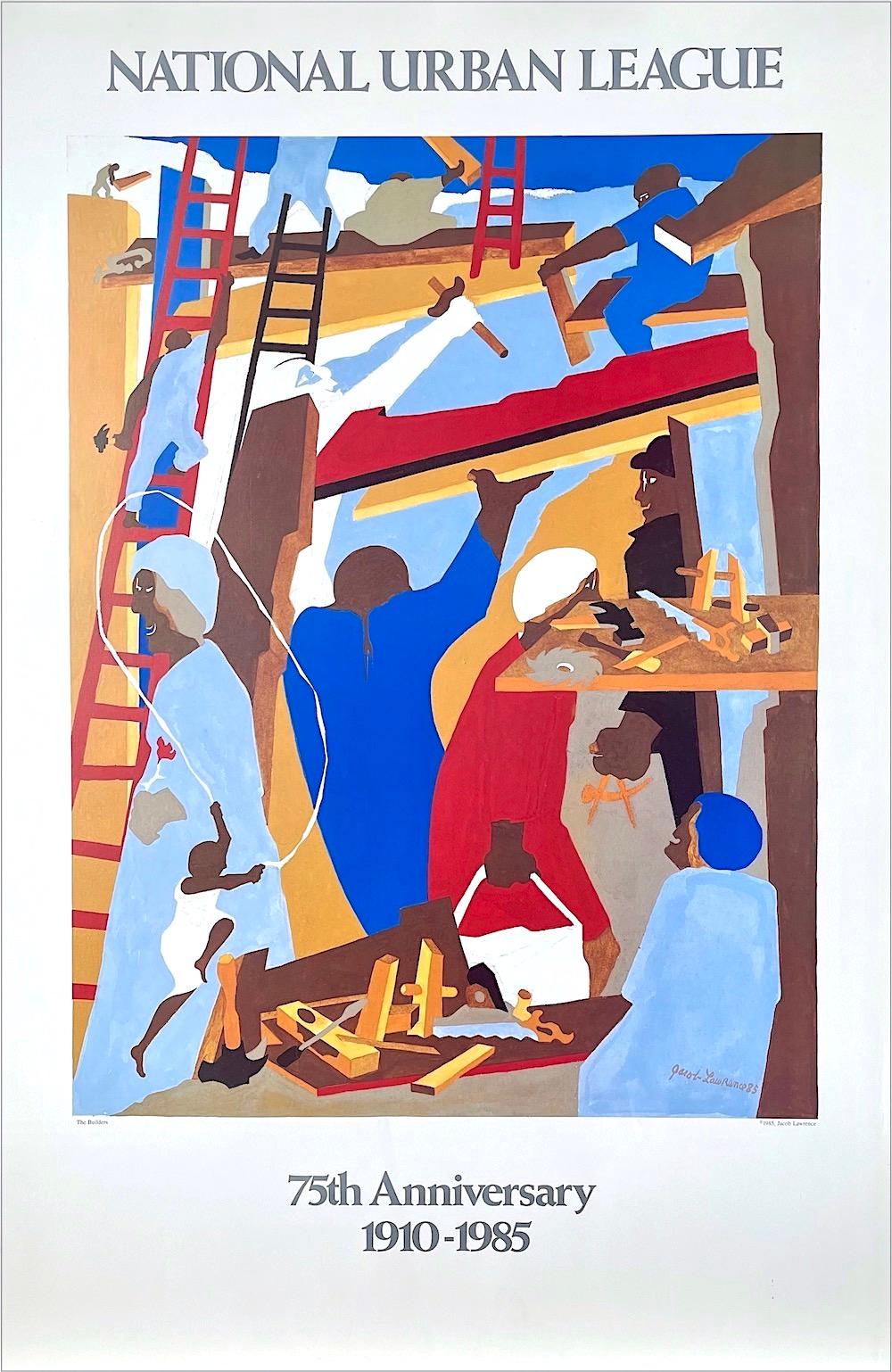 Jacob Lawrence Paintings The Builders