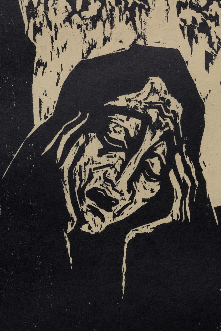 Jacob Steinhardt - "Rachel Weeping For Her Children", Woodcut Print ...