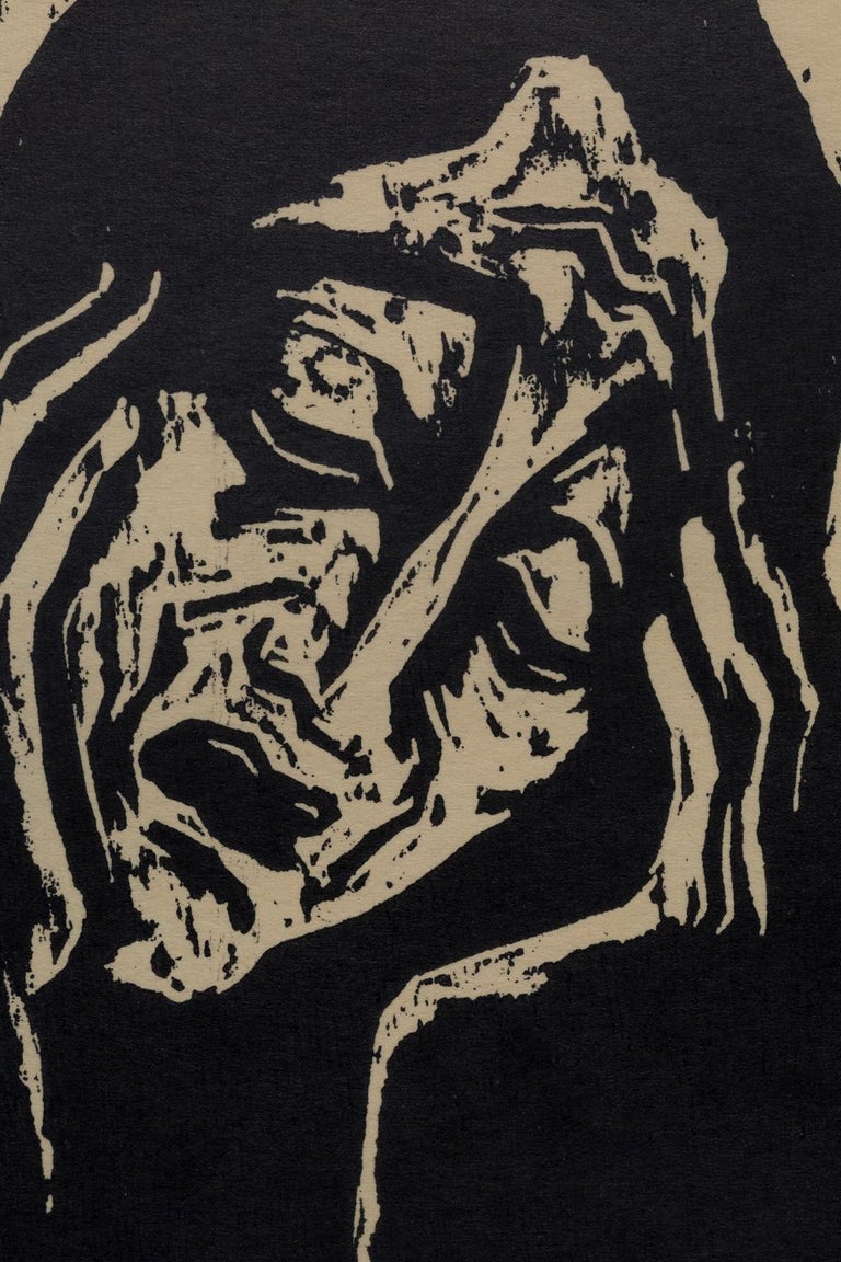 Jacob Steinhardt - "Rachel Weeping For Her Children", Woodcut Print ...