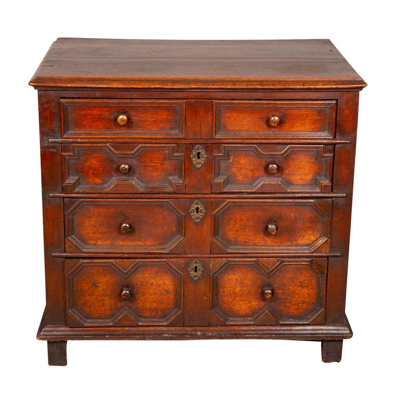 Jacobean Oak Chest of Drawers For Sale at 1stDibs
