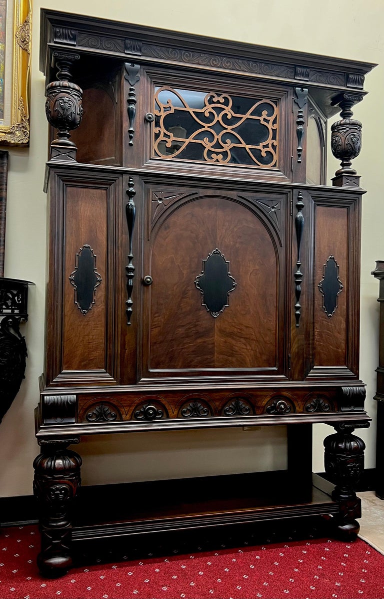 Jacobean Style Highboy by Rockford Furniture Company For Sale at 1stDibs