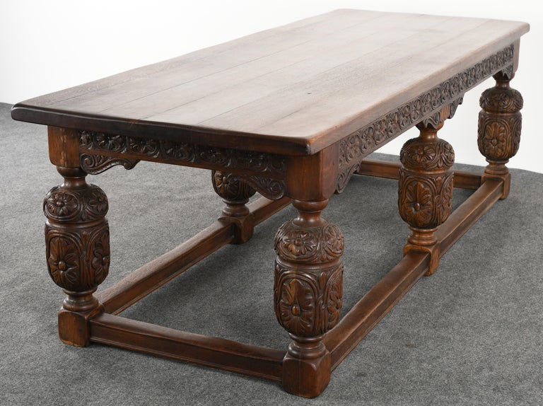 Jacobean Style Library Table, 1920s For Sale at 1stDibs | 1920 library ...