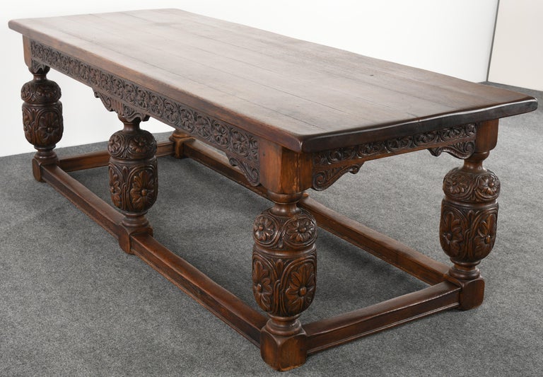 Jacobean Style Library Table, 1920s For Sale at 1stDibs | 1920 library ...