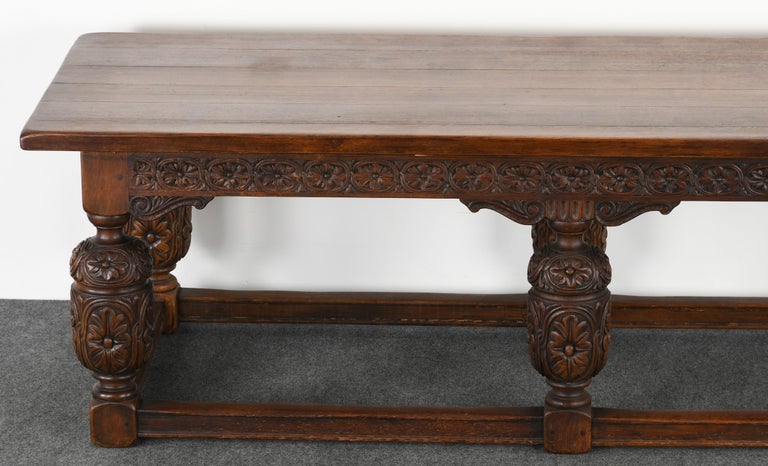 Jacobean Style Library Table, 1920s For Sale at 1stDibs | 1920 library ...