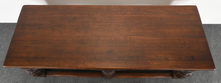 Jacobean Style Library Table, 1920s For Sale at 1stDibs