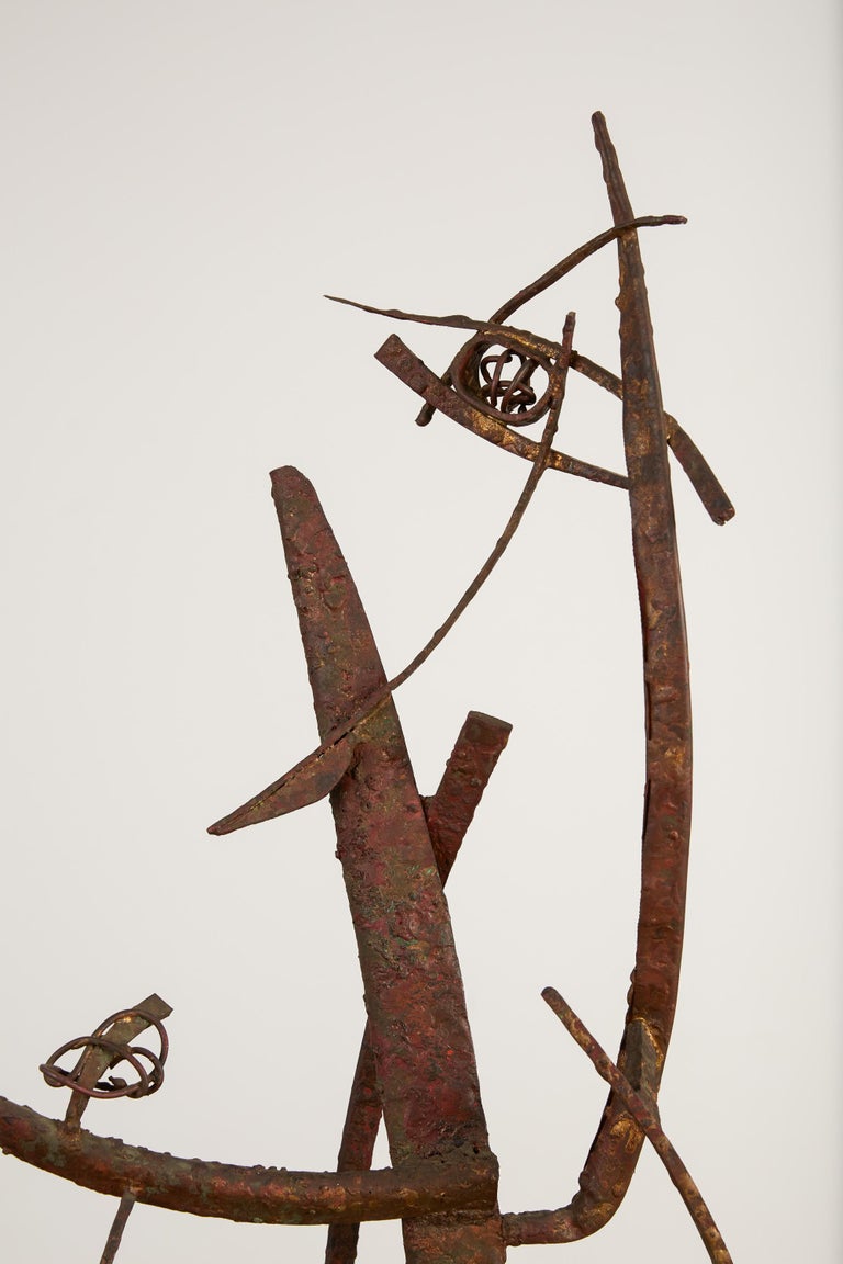 “Jacob’s Ladder” Welded Metal Sculpture by Max Finkelstein For Sale at ...