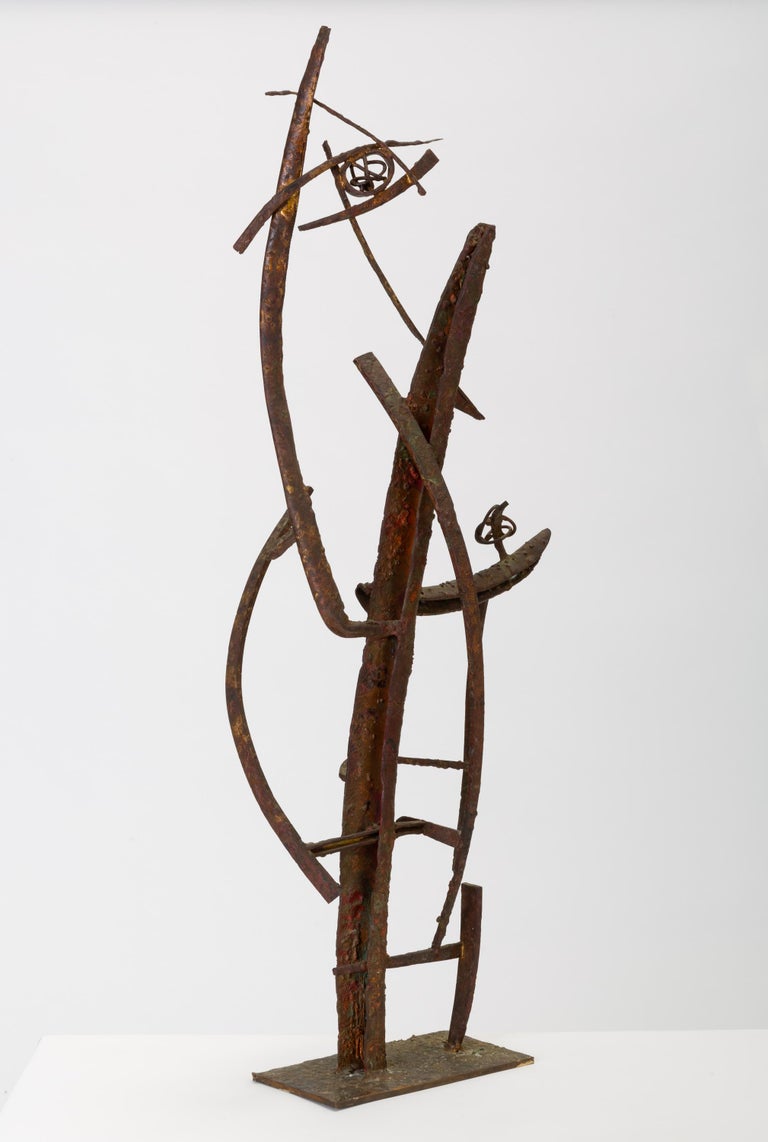 “Jacob’s Ladder” Welded Metal Sculpture by Max Finkelstein For Sale at ...