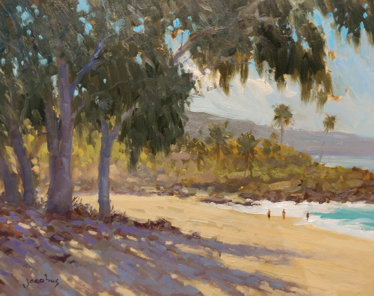 Jacobus Baas - "Iron Tree Shadows" North Shore Hawaii Plein Air Oil ...