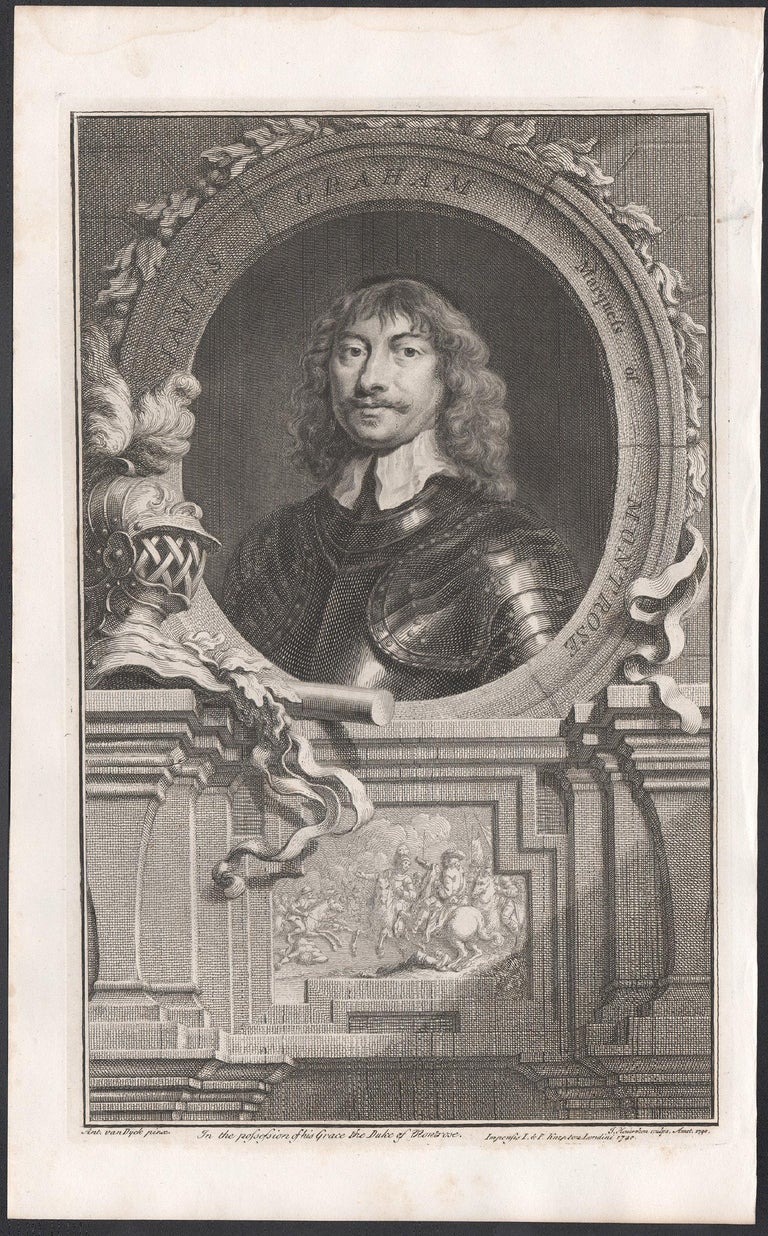 Jacobus Houbraken 1 - James Graham Marquess of Montrose, Houbraken ...