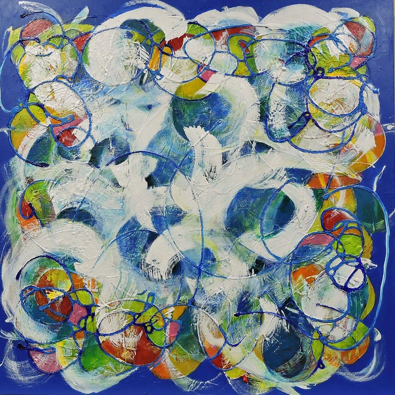 Jacqueline Doyle Allison - Hullabaloo, Painting, Acrylic on Canvas For ...