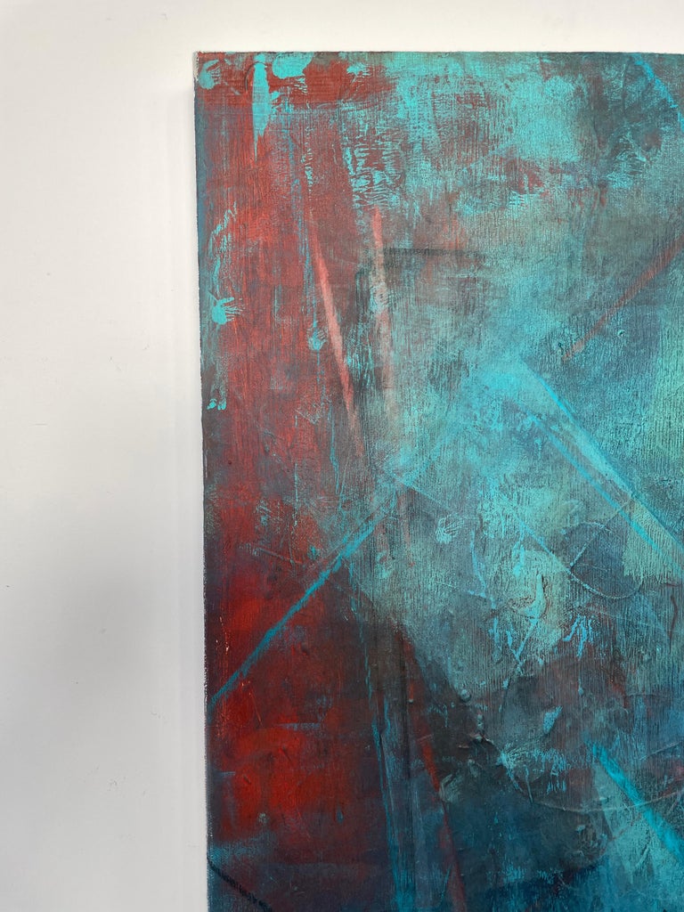 Jacqueline Jandrell - "Blue Endeavor" - acrylic on canvas For Sale at ...