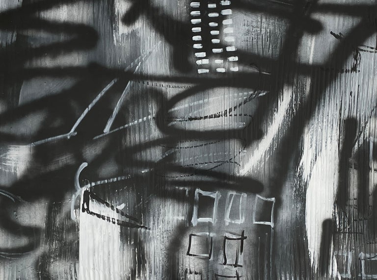 Jacqueline Jandrell - Downtown - acrylic and oil pastel on canvas For ...