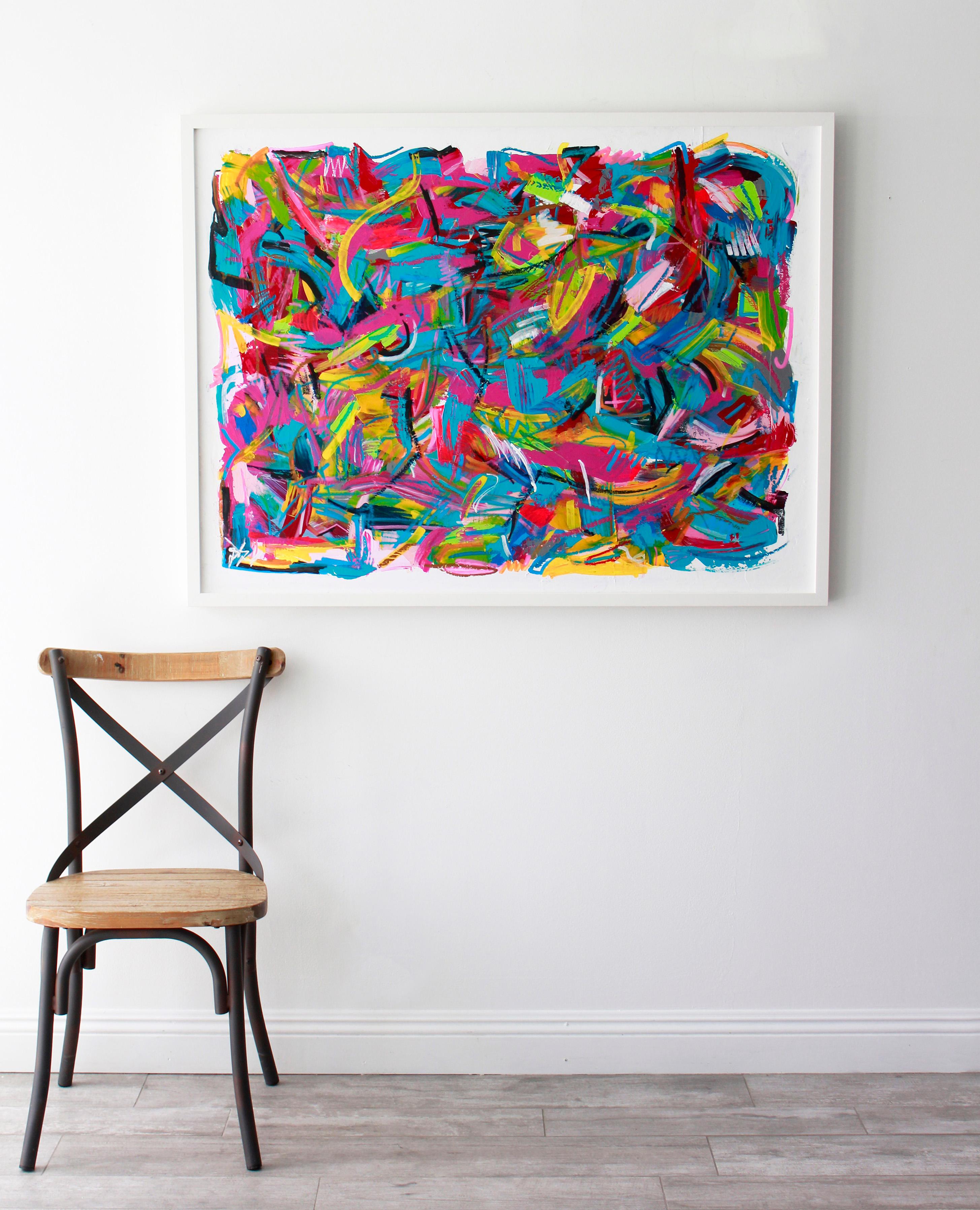 Jacqueline Jandrell - "Palpable" - Mixed Media on Wood at 1stDibs ...