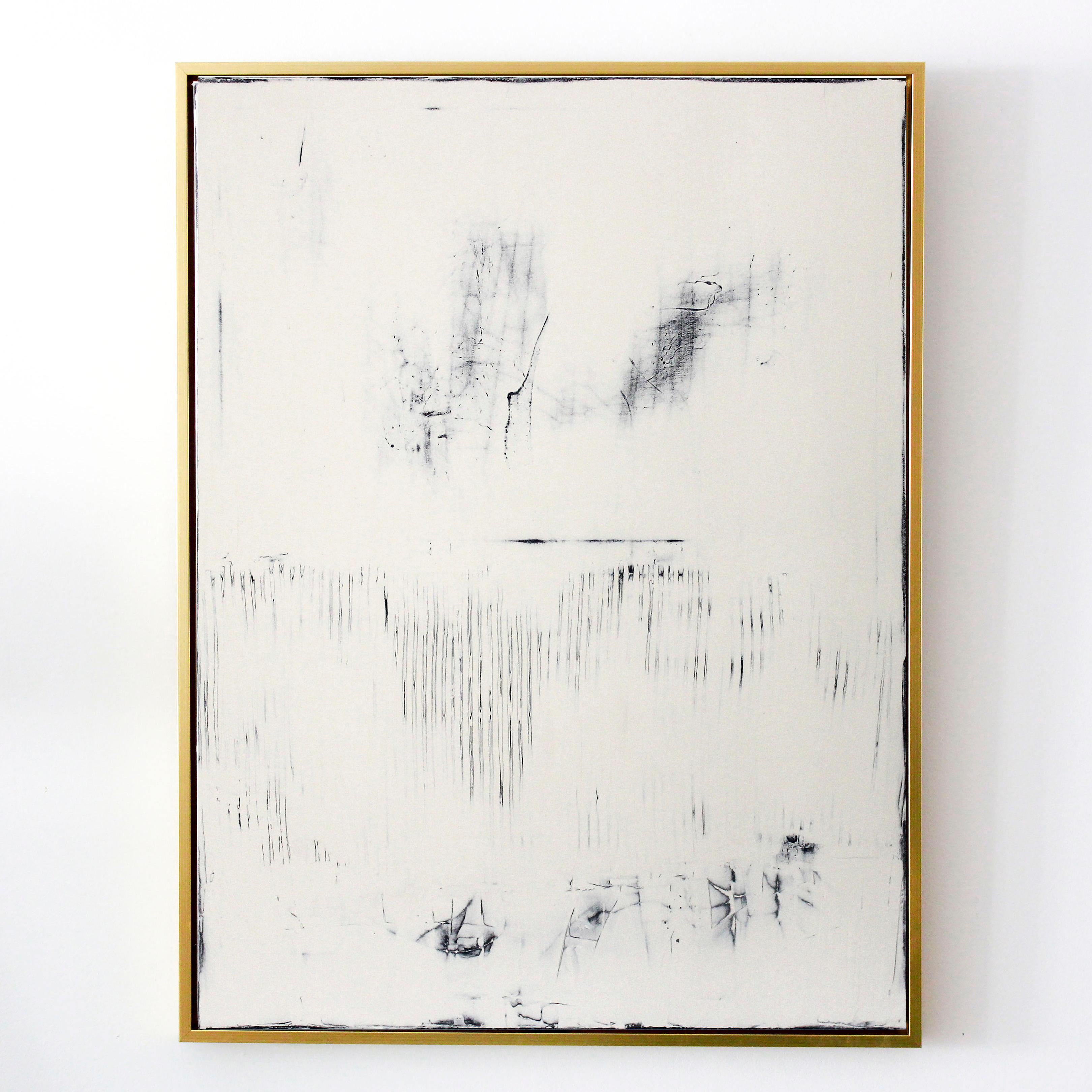 Jason Woodside - Tri-Movement (Spray paint canvas painting w/ bright ...