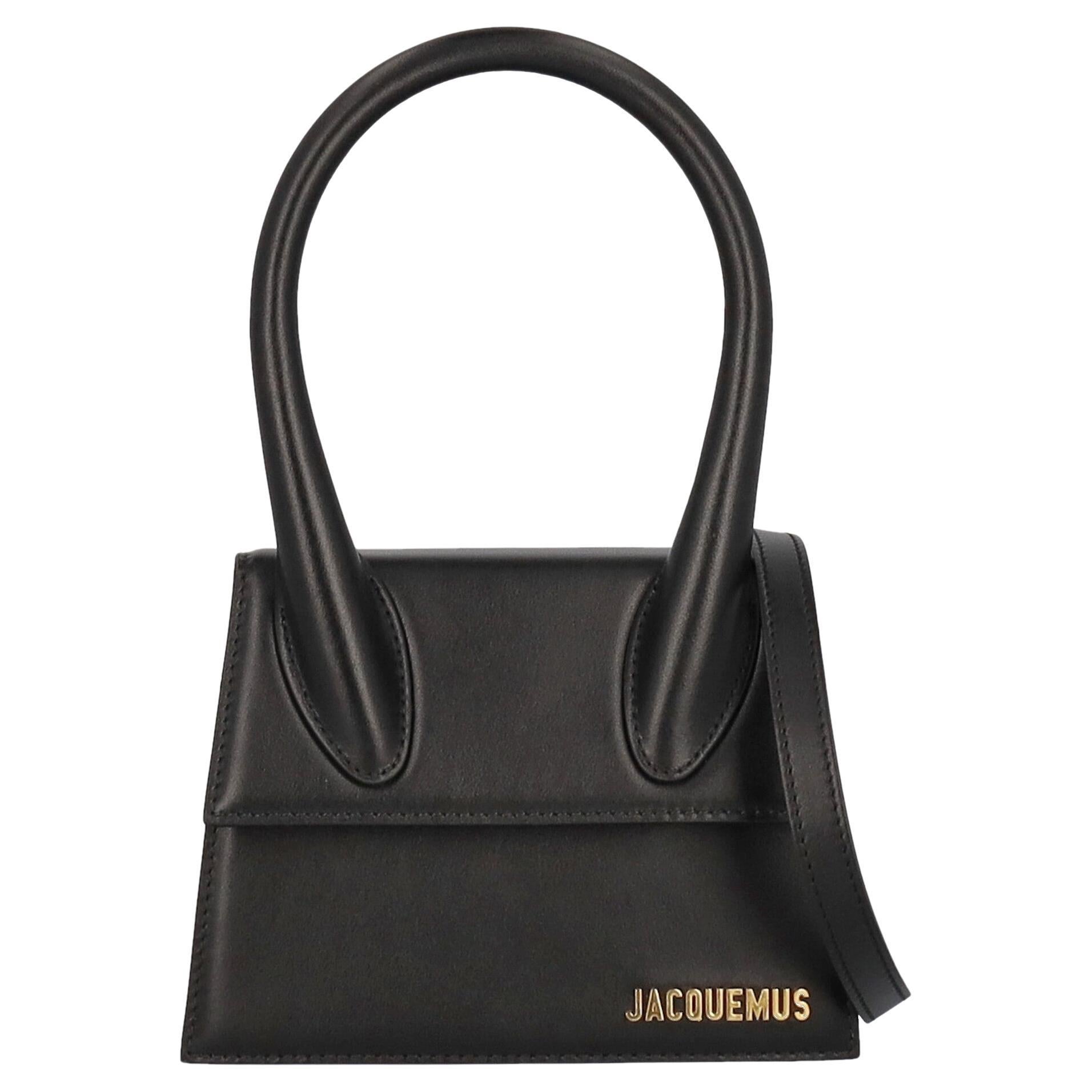 Jacquemus Women Handbags Black Leather For Sale at 1stDibs