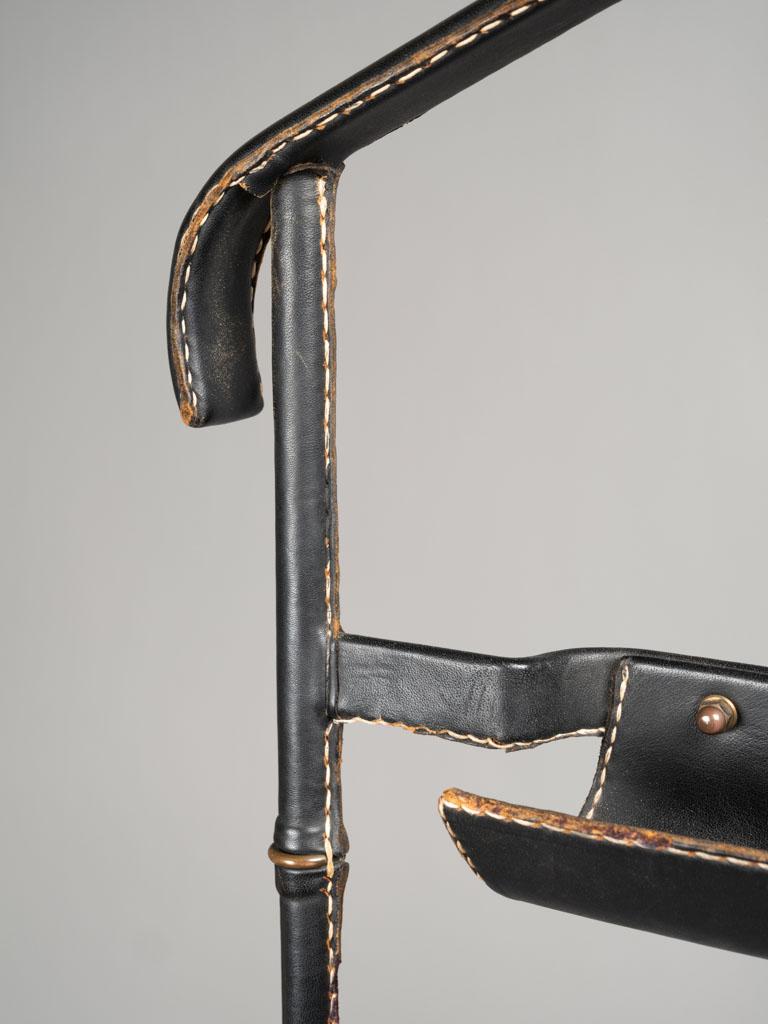 Jacques Adnet '1900-1984, France', "Valet" Faux Leather, circa 1950 For ...