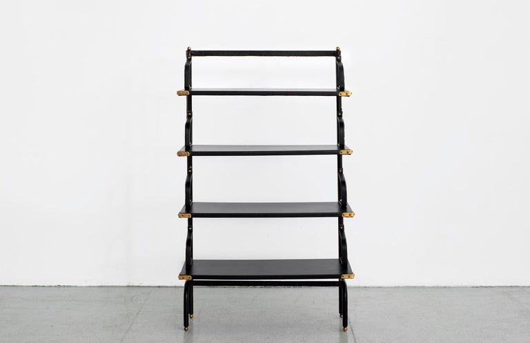 Jacques Adnet Bookcase at 1stDibs