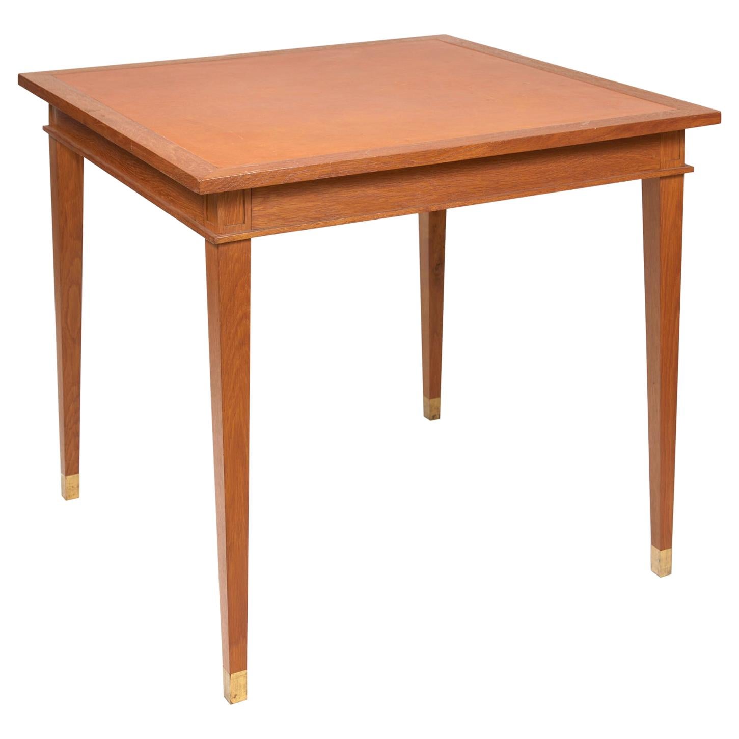 Jacques Adnet, Game Table, 1940 at 1stDibs | jacques game table