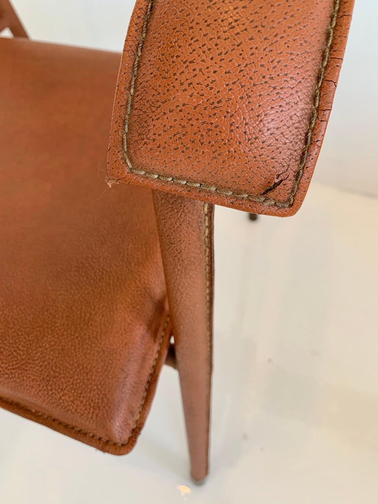 Jacques Adnet Leather Armchair at 1stDibs