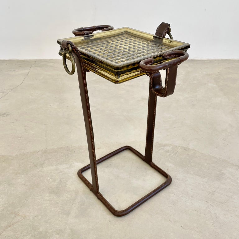 Jacques Adnet Side Table For Sale at 1stDibs