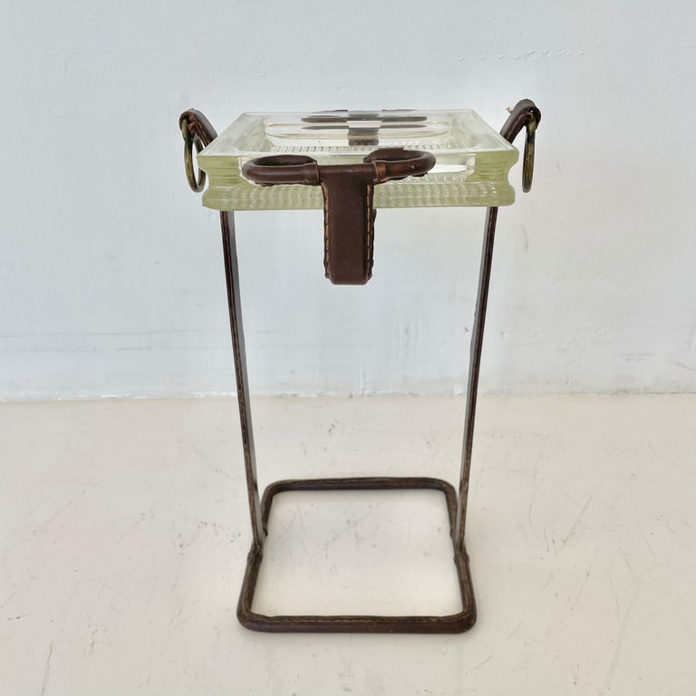 Jacques Adnet Side Table For Sale at 1stDibs