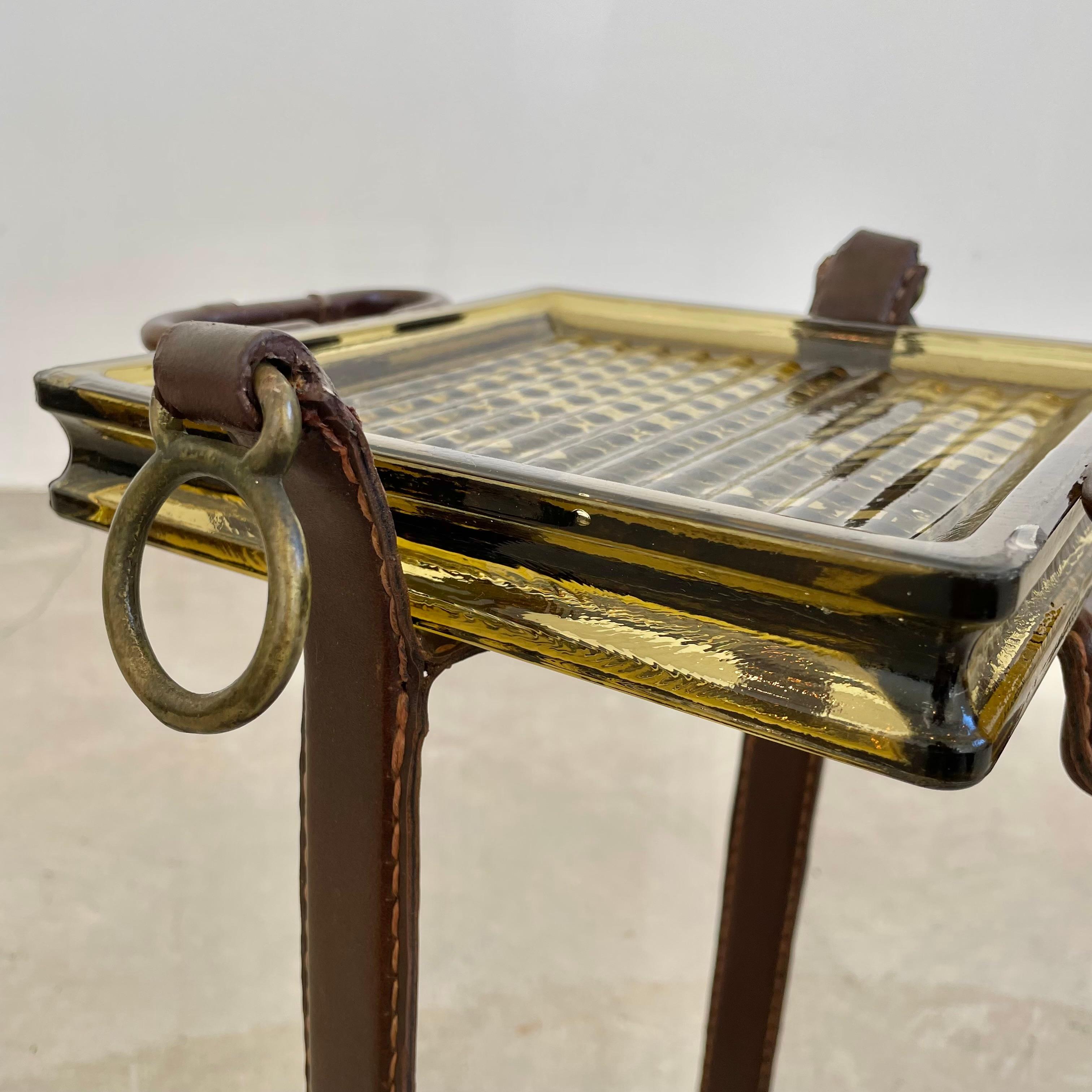 Jacques Adnet Side Table For Sale at 1stDibs