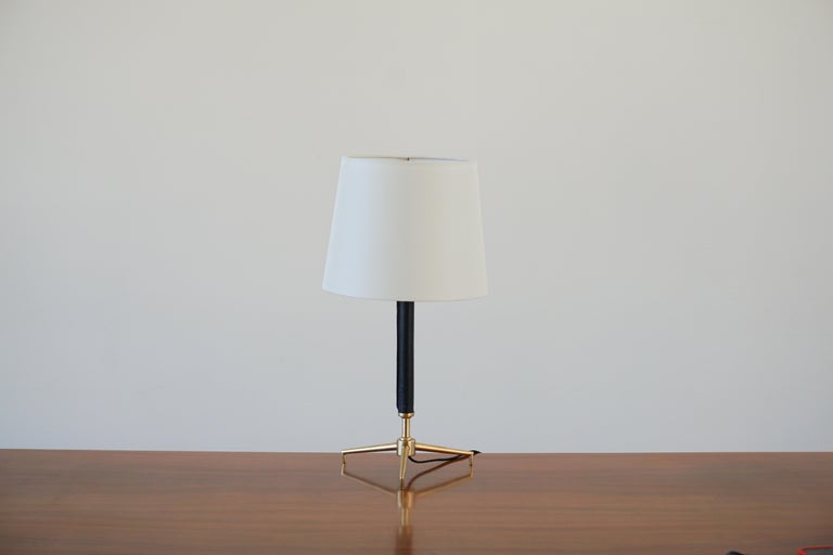 Jacques Adnet Style Table Lamp at 1stDibs