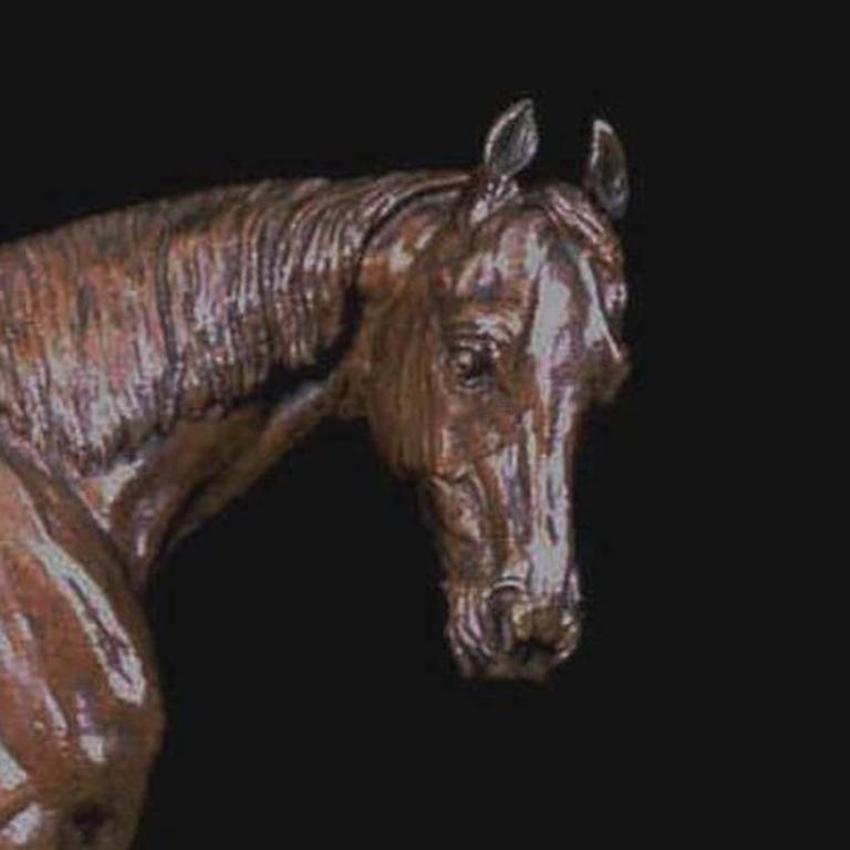 Jacques-Auguste Fauginet - Beggarman - Horse Sculpture - Jacque Auguste ...