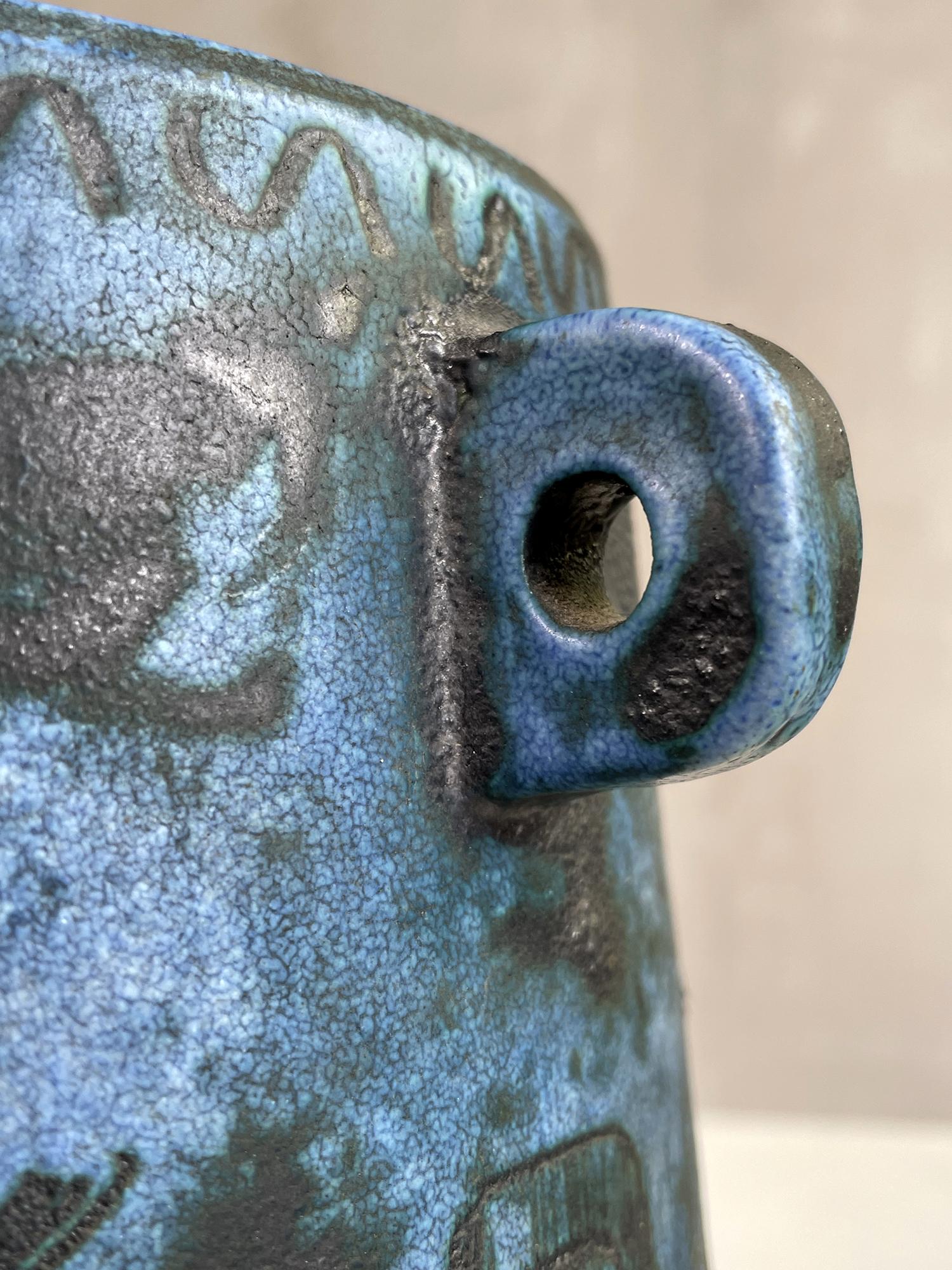 Jacques Blin, Vase with handles, France 1960 For Sale at 1stDibs ...