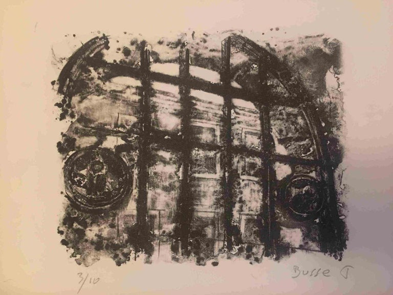 Jacques Busse - The Window - Original Lithograph by Jacques Busse - Mid ...
