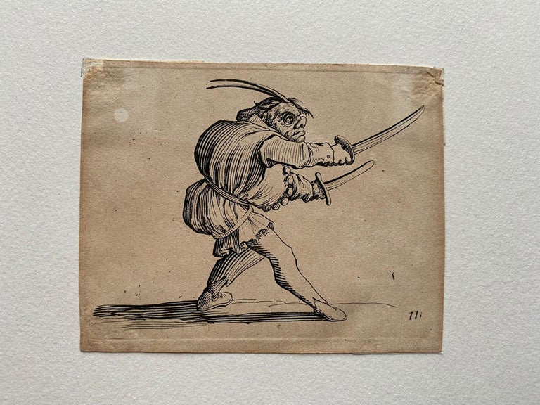 Jacques Callot "Gobbi" Engraving 17th Century For Sale at 1stDibs