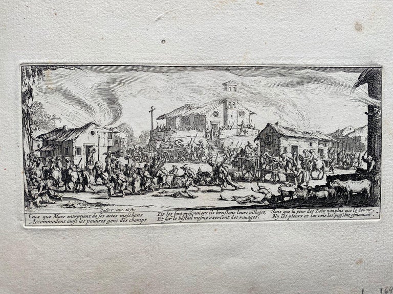Jacques Callot "Les Misères Et Les Malheurs De La Guerre" Set of Engraving 17th For Sale at 1stDibs