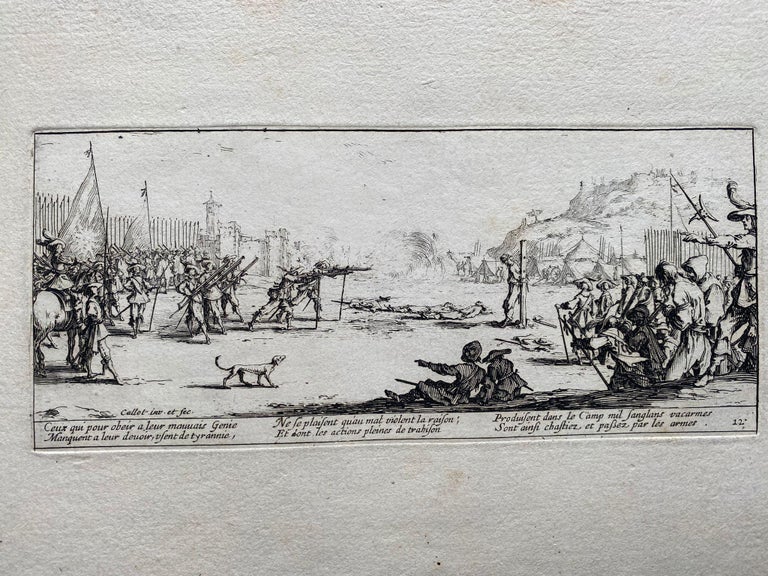 Jacques Callot "Les Misères Et Les Malheurs De La Guerre" Set of Engraving 17th For Sale at 1stDibs