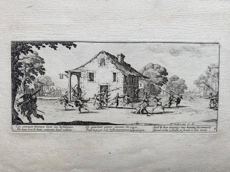 Jacques Callot "Les Misères Et Les Malheurs De La Guerre" Set of Engraving 17th For Sale at 1stDibs