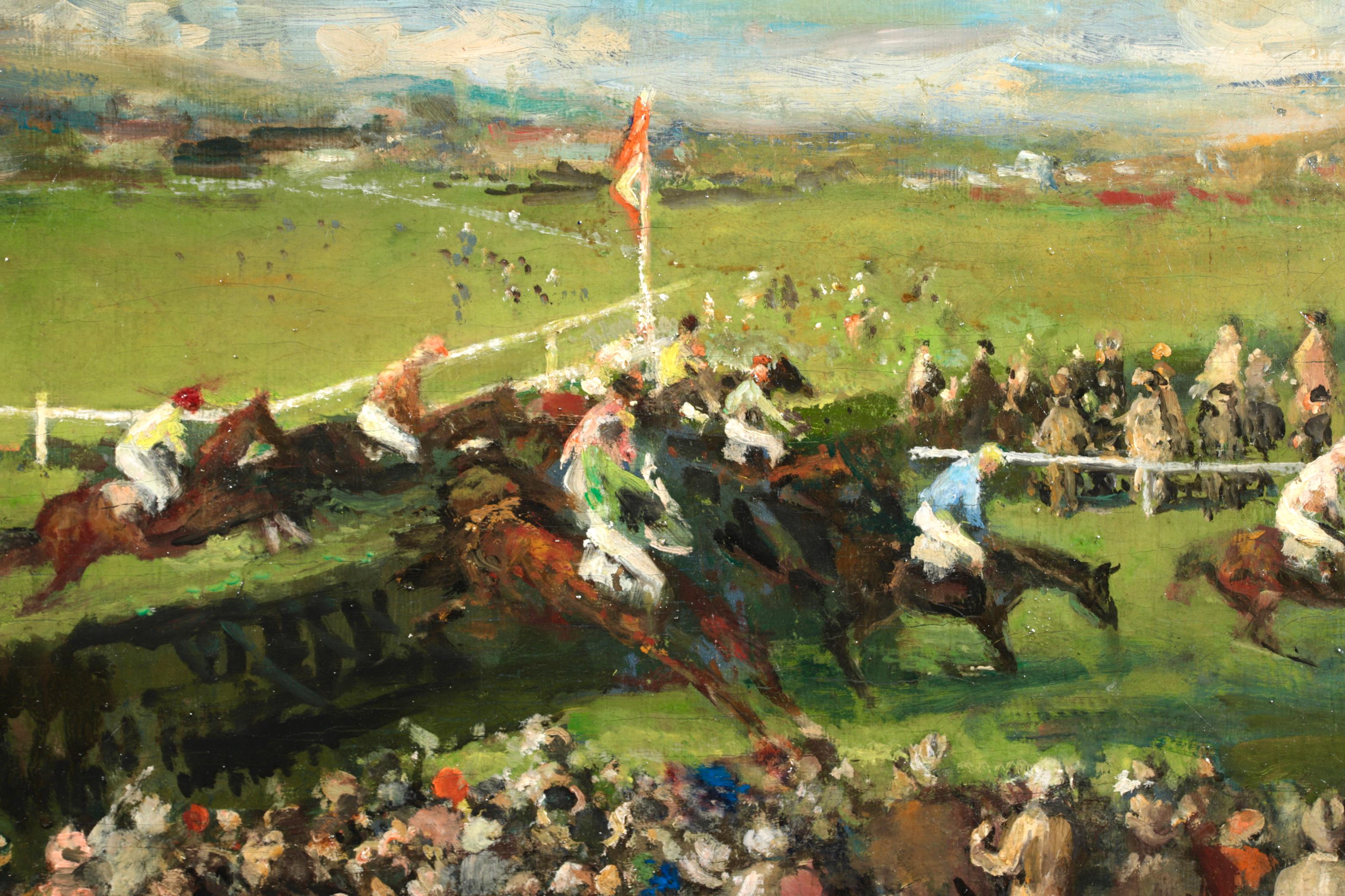 Jacques Emile Blanche - At the Races - Post Impressionist Horses and ...