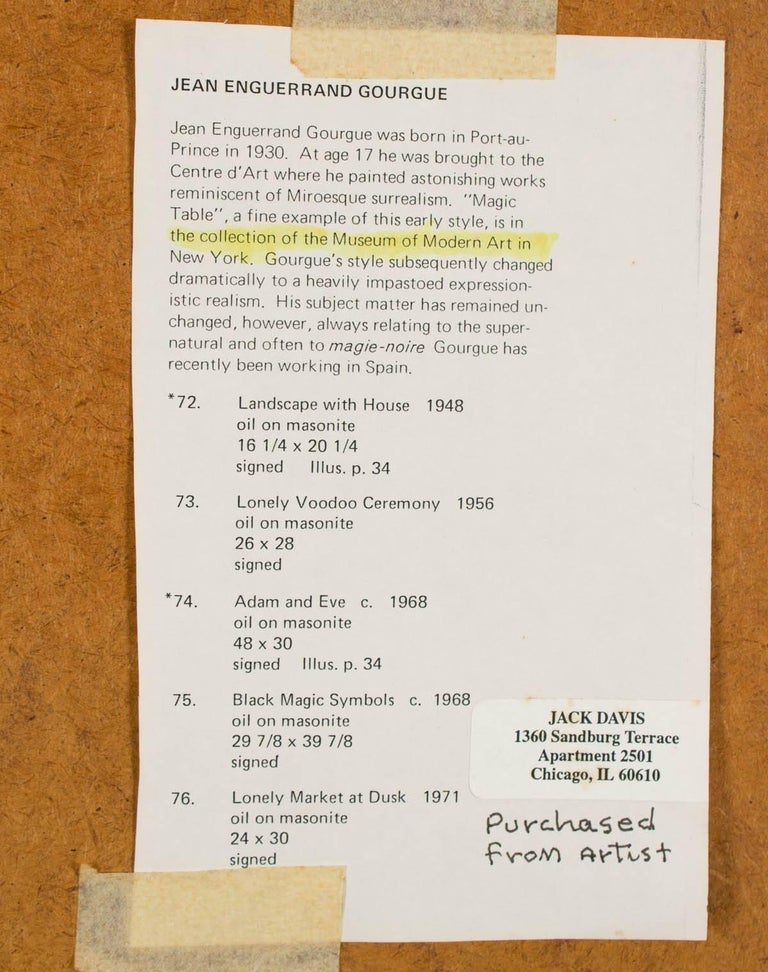 Jacques Enguerrand Gourgue - Untitled Haitian Abstract Geometric ...