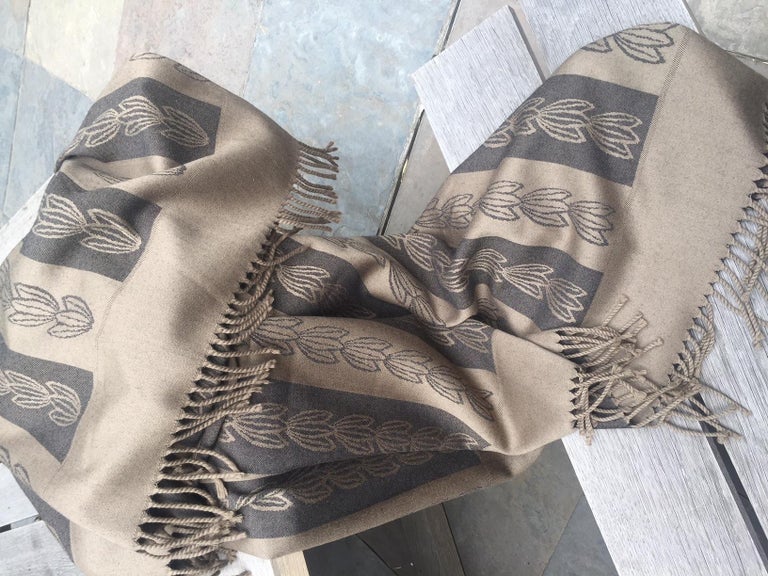 Jacques Gracia Throw by Baker Color Brown and Black Stripe Pattern For ...
