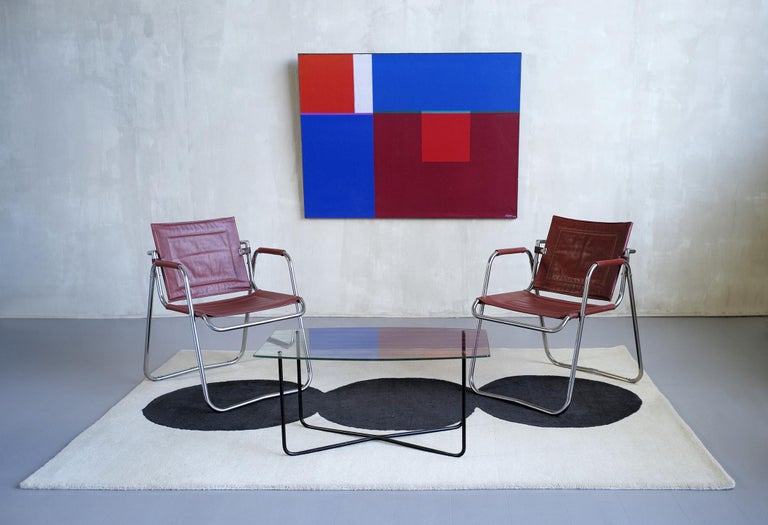 Jacques Hitier, Pair of Tubauto Armchairs, France, 1950 For Sale at 1stDibs