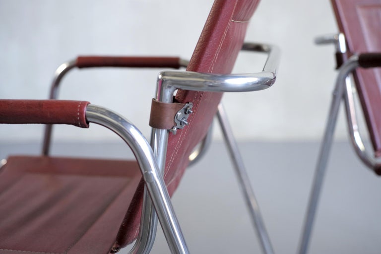 Jacques Hitier, Pair of Tubauto Armchairs, France, 1950 For Sale at 1stDibs