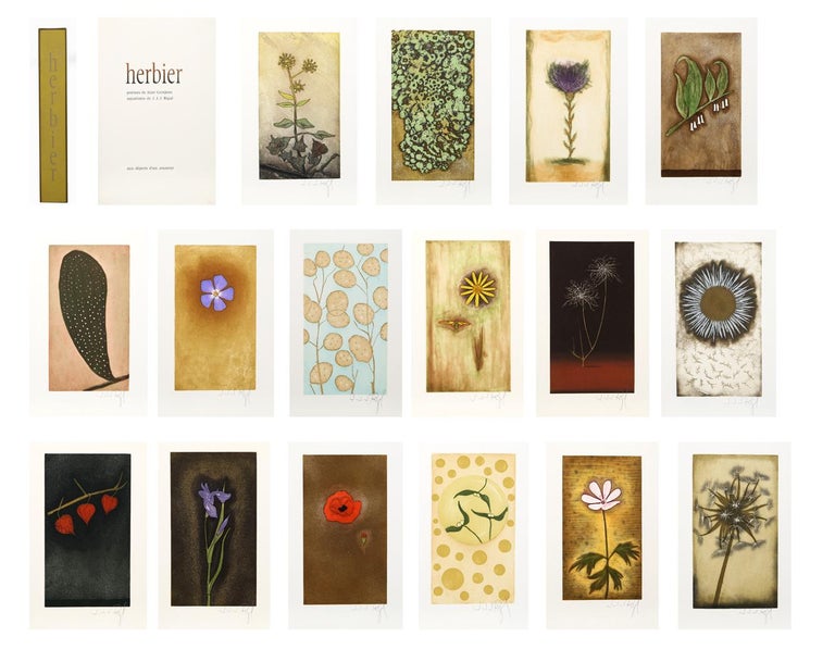 Jacques Joachim Jean Rigal - Herbier Portfolio For Sale at 1stDibs